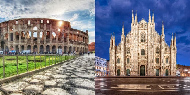 How to Get from Rome to Milan: Train, Bus, Car, Flight